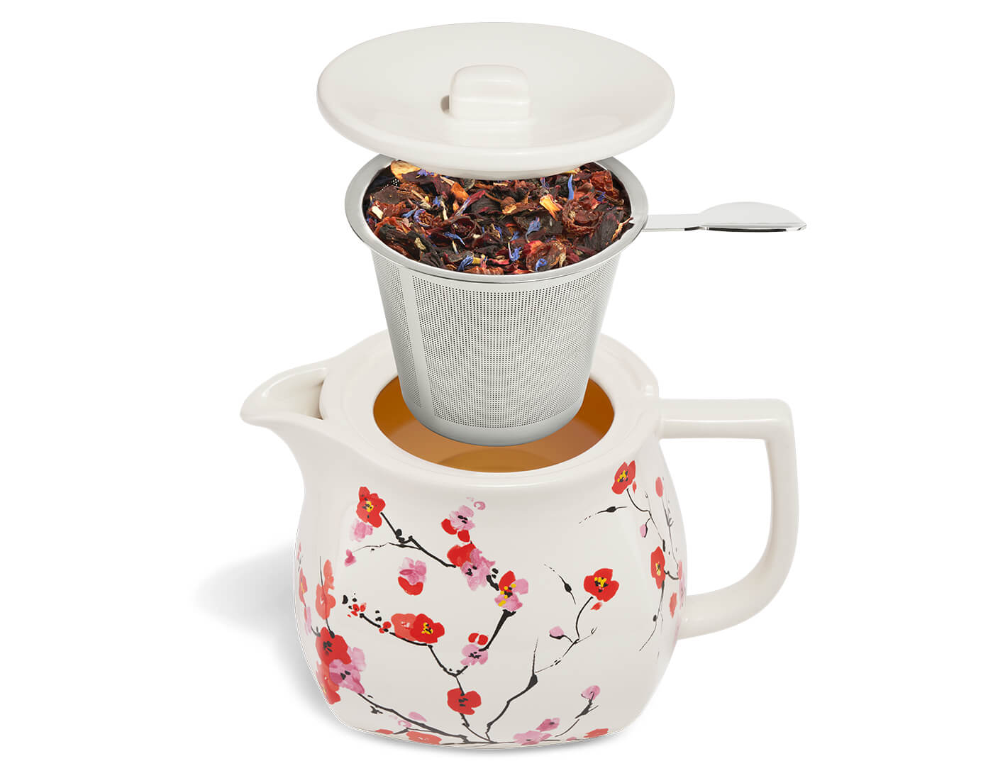 Fiore Steeping Teapot with Infuser Sakura | Luxury Teaware and ...