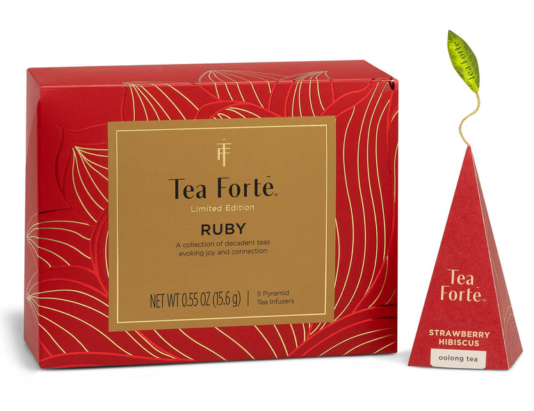 Ruby Collection Mini Petite Box | Limited-Edition Tea Gifts | Tea Forte