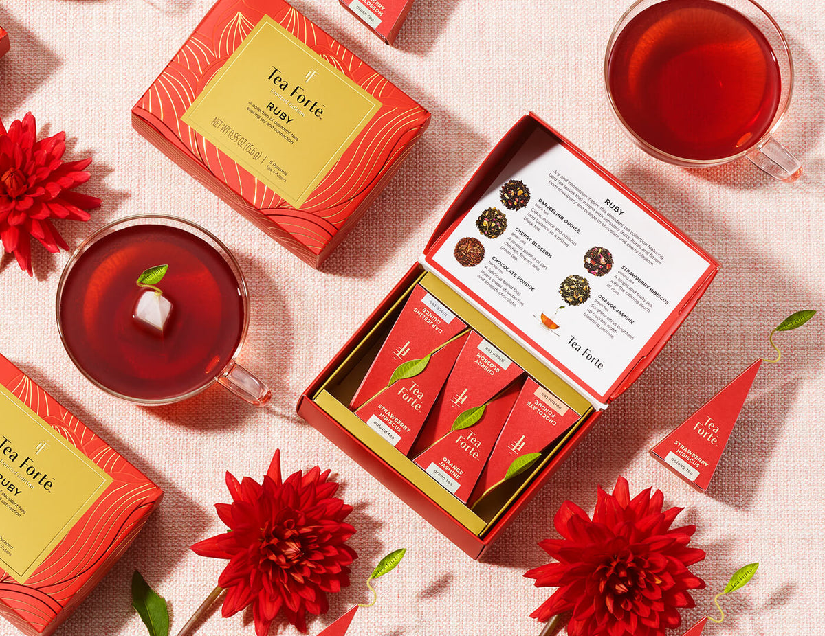 Ruby Collection Mini Petite Box | Limited-Edition Tea Gifts | Tea Forte