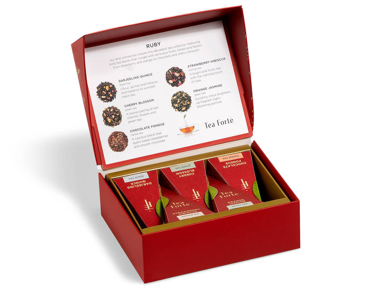 Ruby Collection Mini Petite Box | Limited-Edition Tea Gifts | Tea Forte