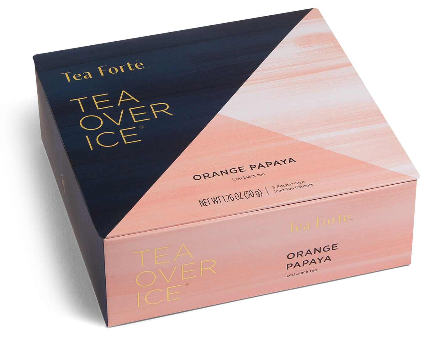 Iced Orange Papaya Tea Over Ice 5pk Box | Gourmet Iced Tea | Tea Forte