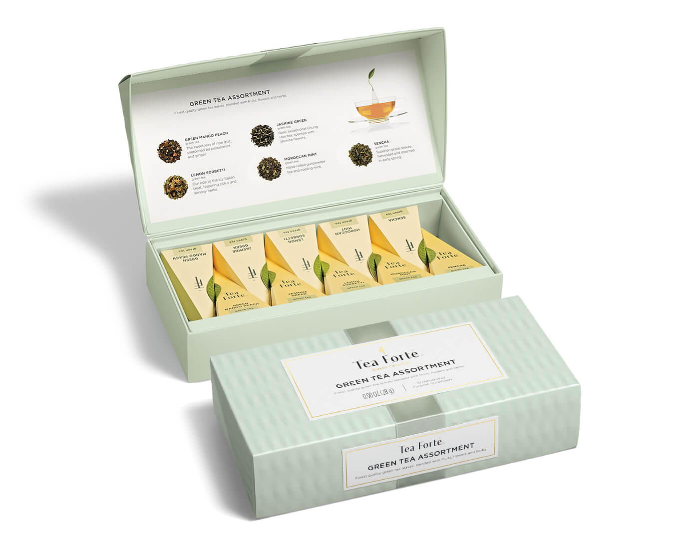 Green Tea Assortment Petite Presentation Box | Luxury Gourmet Tea | Tea ...
