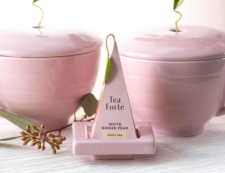 Tea Trays Rose Pink - Set of Two | Tea Forte