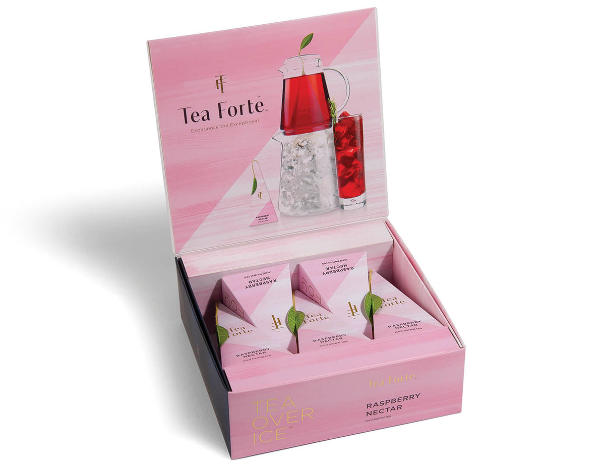 Iced Raspberry Nectar Tea Over Ice 5pk Box | Gourmet Iced Tea | Tea Forte