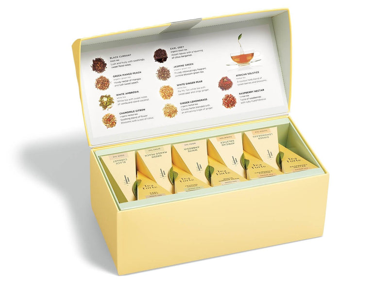 Tea Tasting Assortment Presentation Box | Luxury Gourmet Tea | Tea Forte